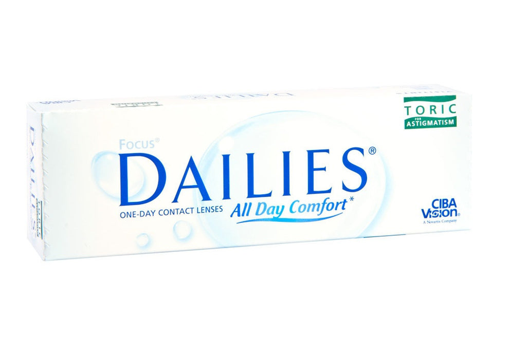 Focus Dailies Toric 30 Pack Contact Lenses Canada – Fresh Lens ...